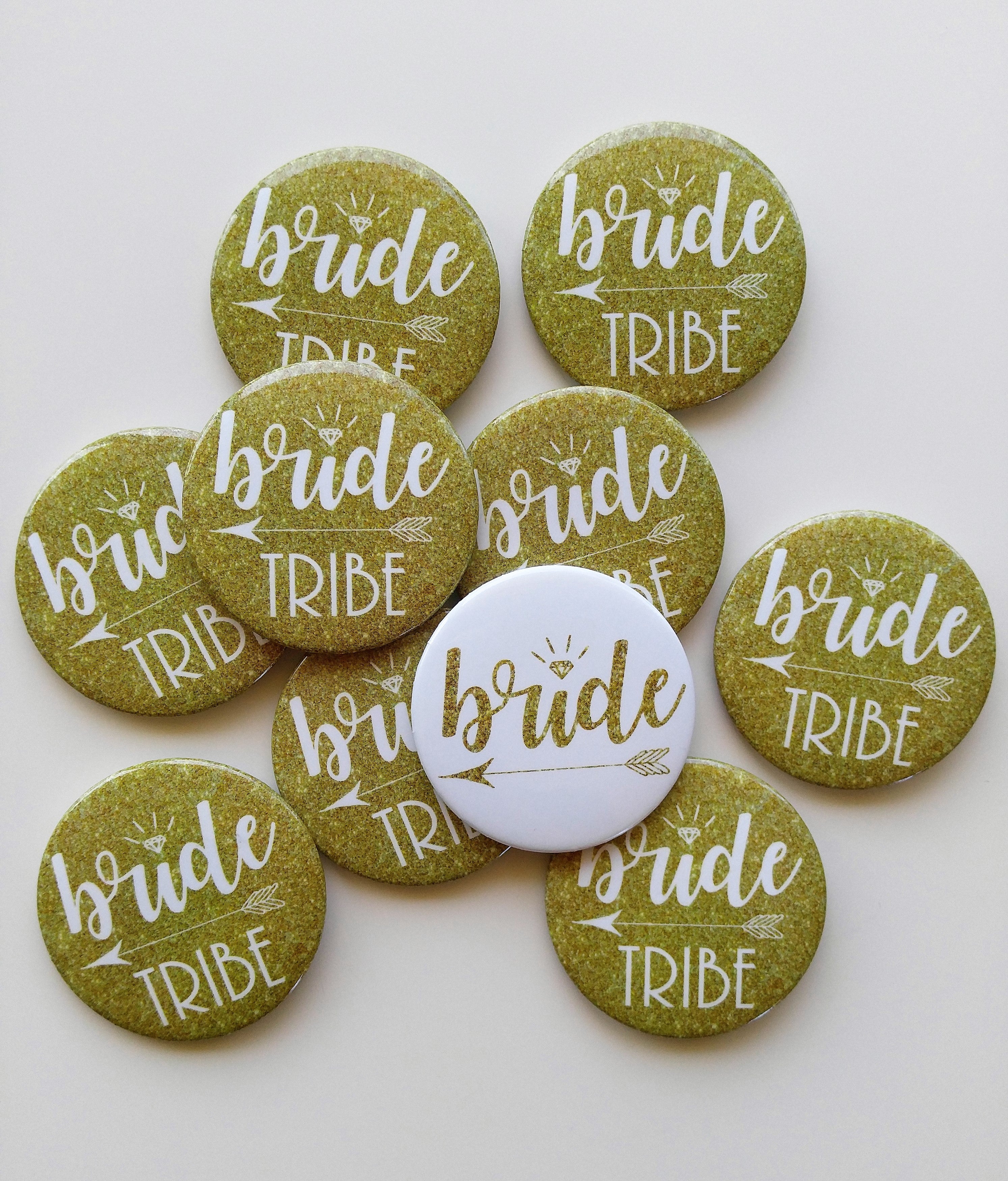 Bride Tribe Buttons Bachelorette Pins Bachelorette Buttons Bachelorett ...