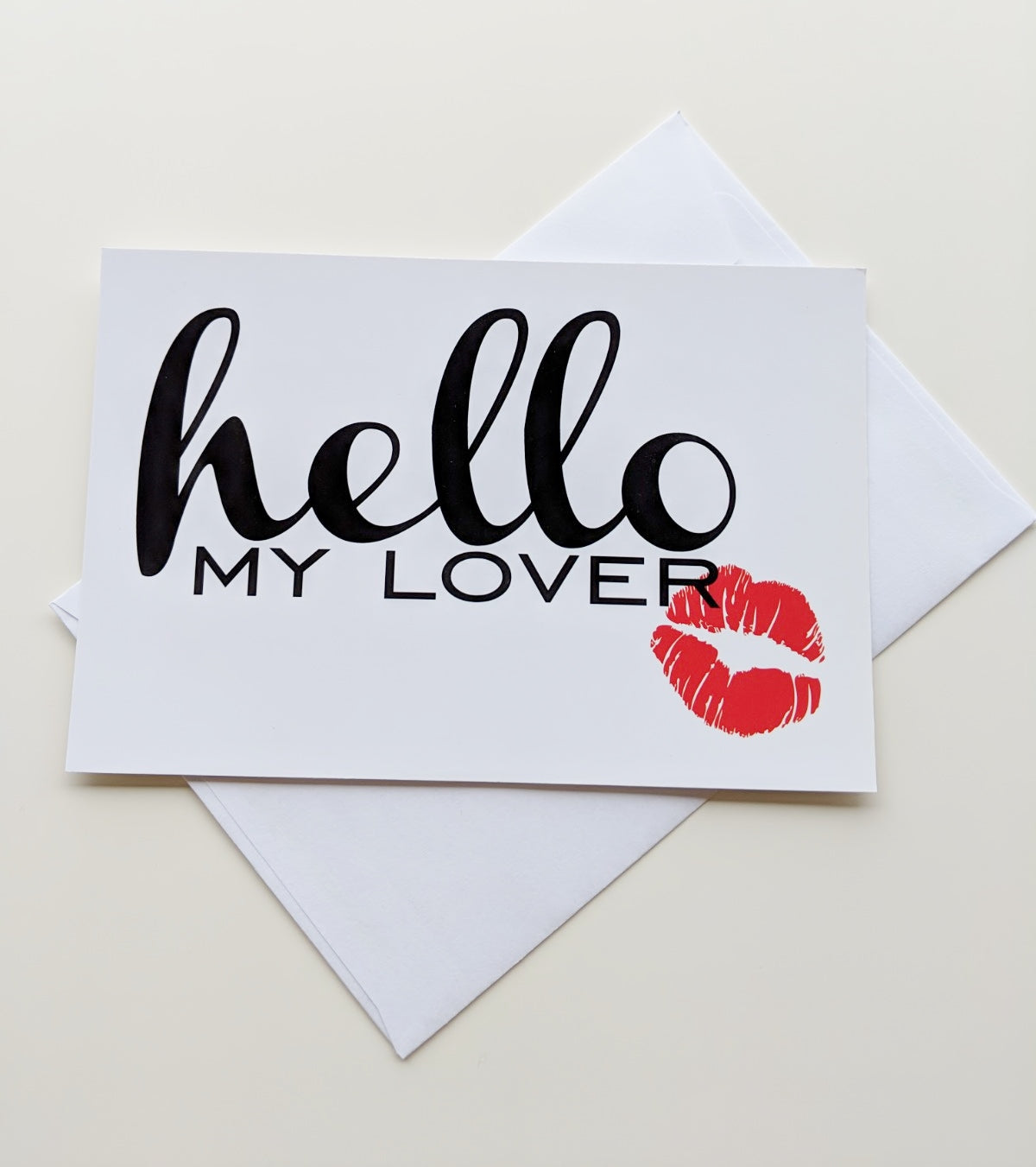 Romantic Card Hello My Lover Valentine Card for Lover – Define Design 11