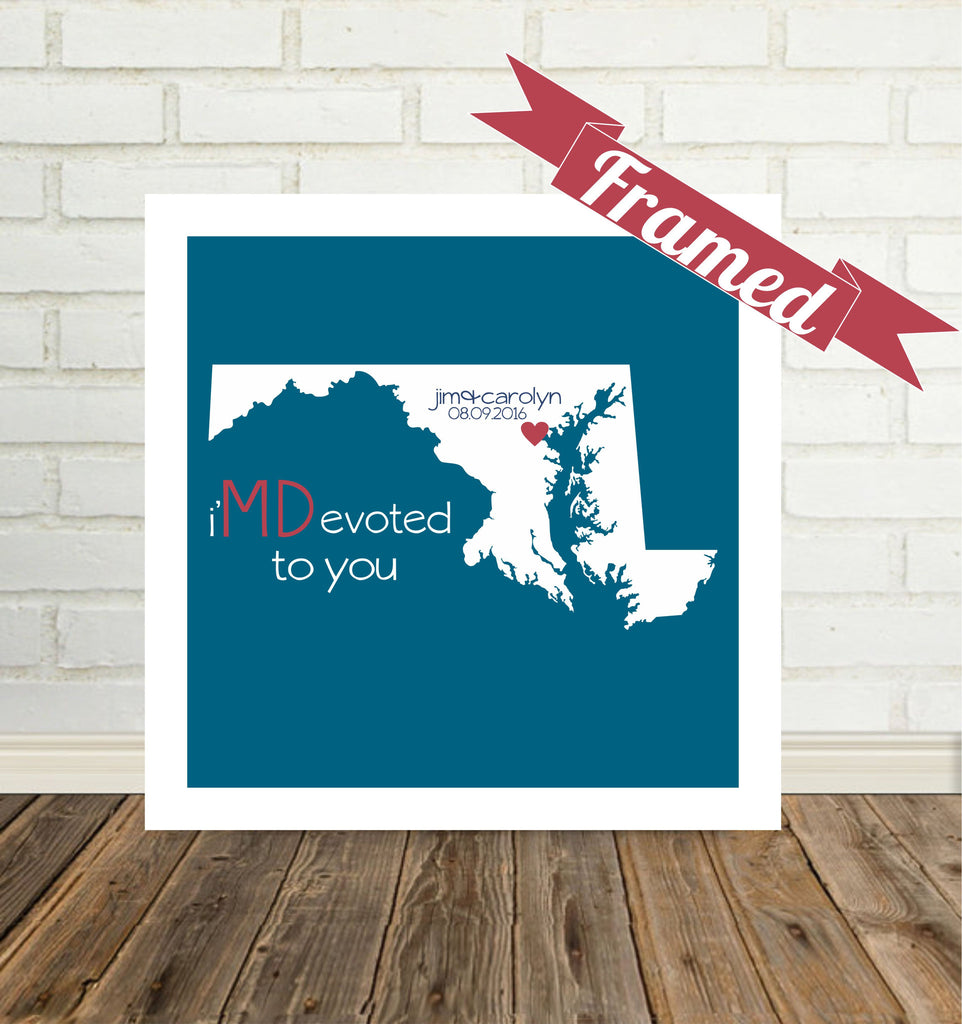 Personalized State Map Art Wedding Art Custom State Map Wedding Gift ...