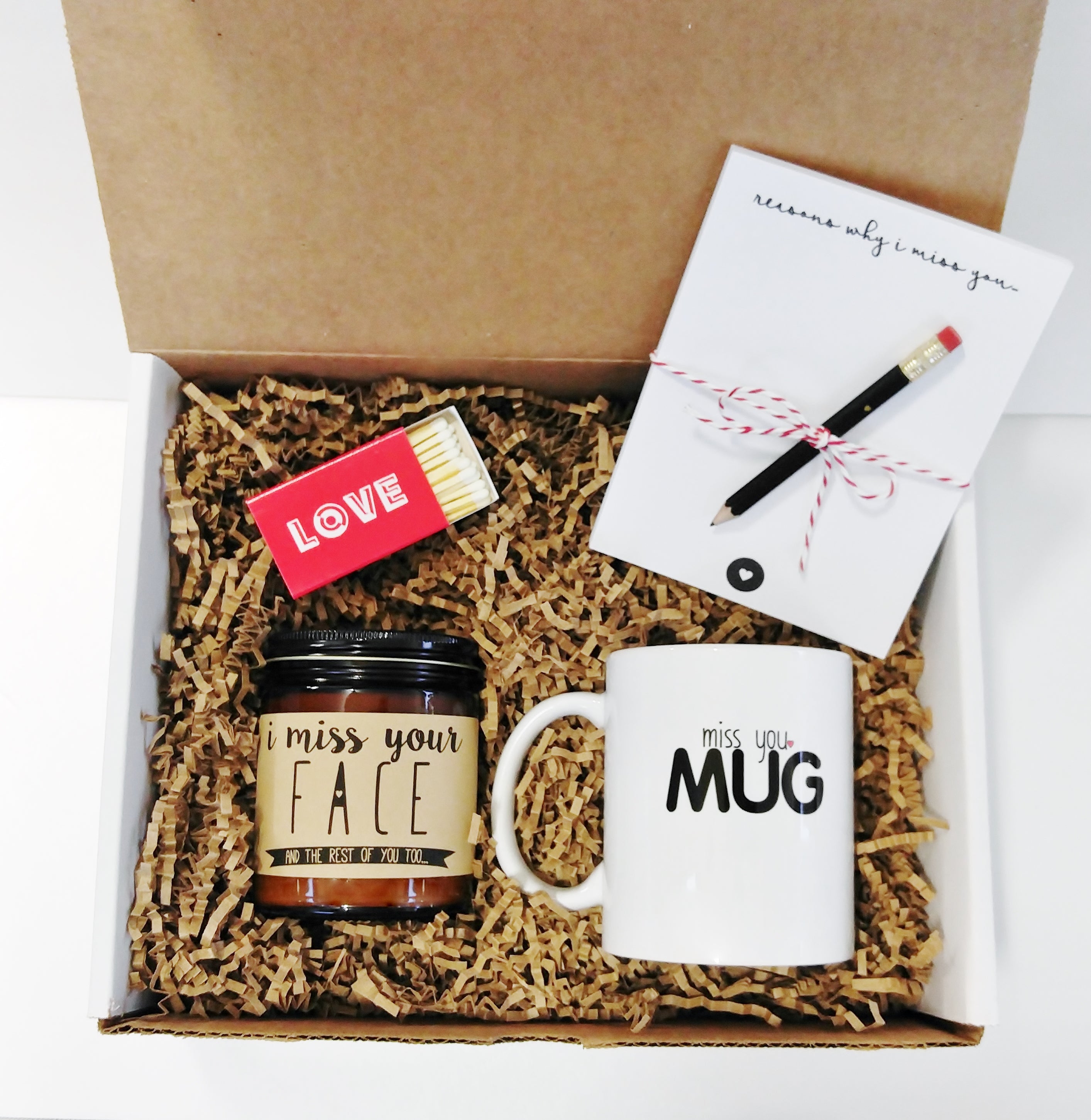 Long Distance Gift Box Miss You Gift Box Long Distance Care Package Th ...